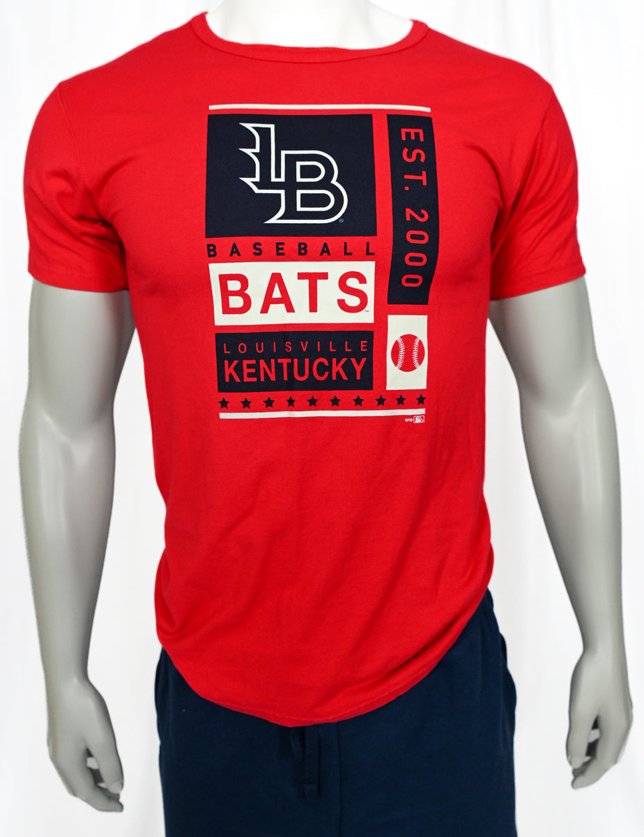 Champion Mens Red Garment Dyed SS T-Shirt – Louisville Bats Team Store